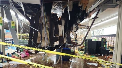 Stormwater Buildup Causes Roof Collapse At Madison Grocery Store