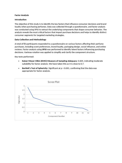 Amr Report Pdf Factor Analysis Brand