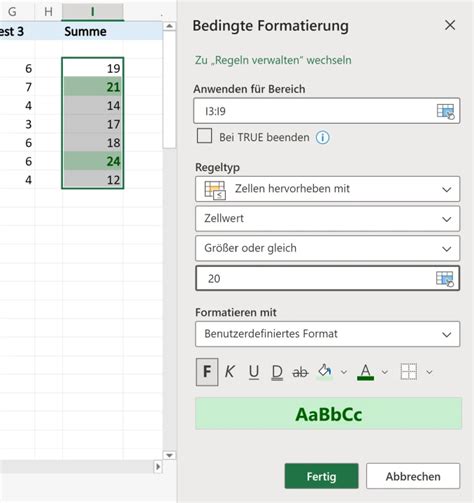 Microsoft Excel Bedingte Formatierung Mit Regeln Malter365 De