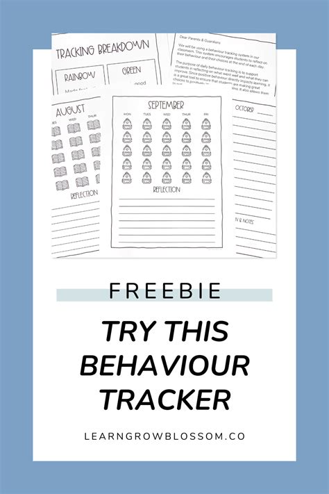 Use Behavior Tracking Sheets As A Classroom Management Strategy Artofit
