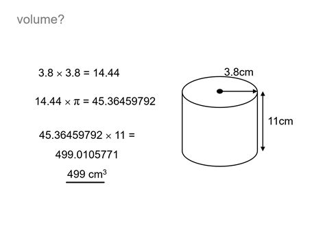 Volume Of Cylinder Worksheet With Answers Pdf