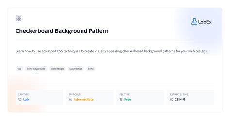 Create Stunning Checkerboard Backgrounds With Css Labex