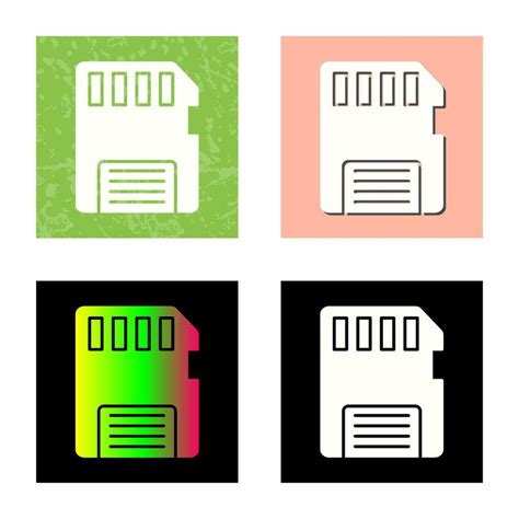 Memory Card Vector Icon Vector Art At Vecteezy