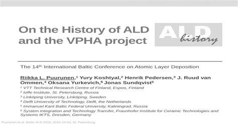 Pdf Catalysis And Atomic Layer Deposition Dokumentips