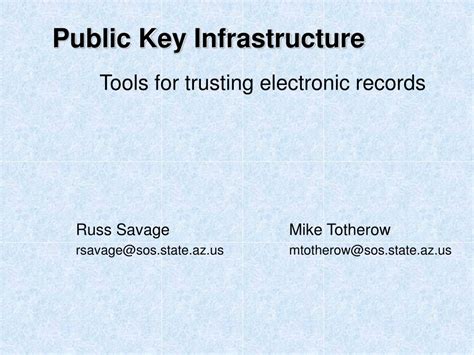 PPT Public Key Infrastructure PowerPoint Presentation Free Download ID
