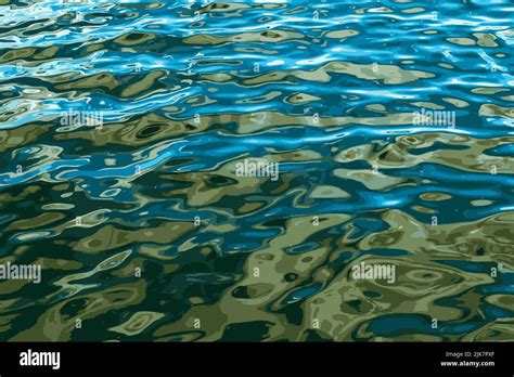 Illustration Of Water Ripple Texture Background Wavy Water Surface