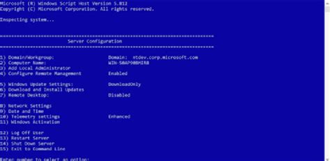 Tipps Zur Konfiguration Von Windows Server Core Per Server