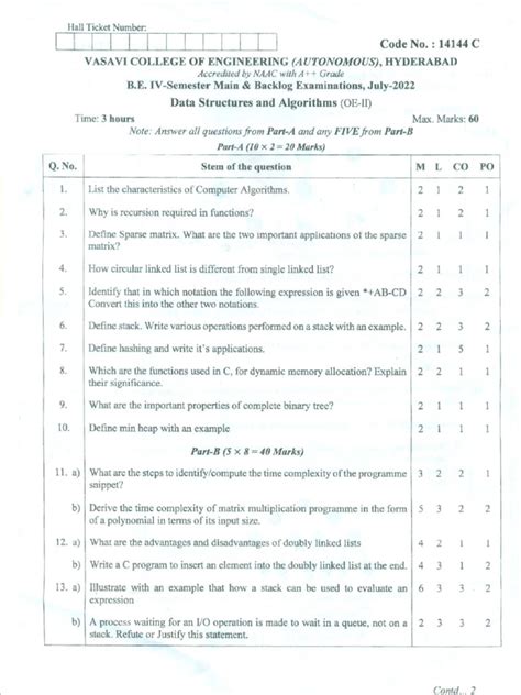 Data Structures And Algorithms Pdf