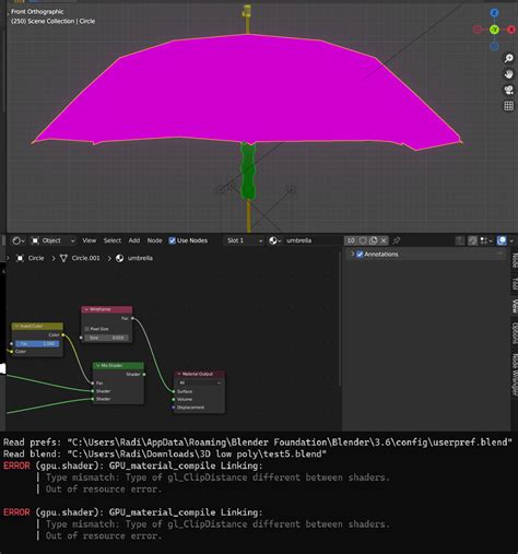 The Wireframe Node Is Not Working Basics And Interface Blender