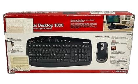Ubs Microsoft 1000 Wireless Optical Desktop Keyboard Mouse