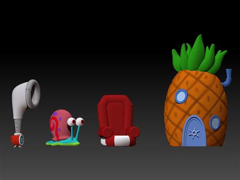 3d File Model Bob Part1 🧽 ・3d Print Design To Download・cults