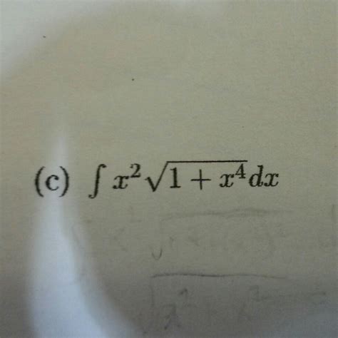 Solved Using Trig Substitution Evaluate The Integral