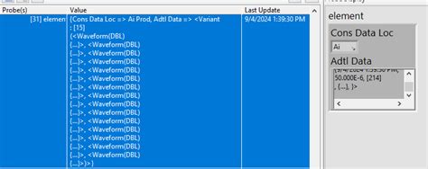 Solved Lv 2024 Casting Bundle With Waveform Data To Variant And Then