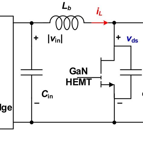 Boost Pfc Converter Circuit With The Gan High Electron Mobility Download Scientific Diagram