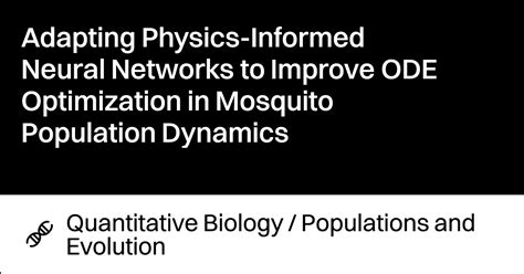 Adapting Physics Informed Neural Networks To Improve Ode Optimization