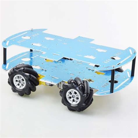 Mecanum Wheel Omni Directional Robot Car Chassis Kit With 4pcs Tt Motor For Arduino Raspberry Pi