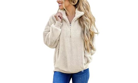 Up To 83 Off On Leo Rosi Womens Sherpa Tops Groupon Goods