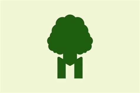 Letter M Tree Creative Logo Design Graphic By HardTeam Creative Fabrica