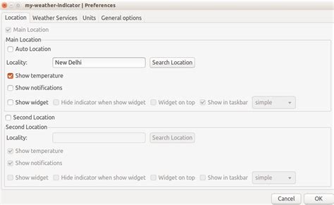 Weather Indicator In Ubuntu Brickrilo