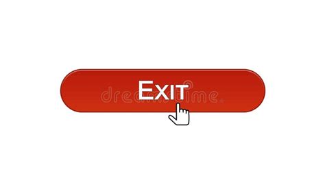 Exit Button Stock Illustrations 5596 Exit Button Stock Illustrations Vectors And Clipart