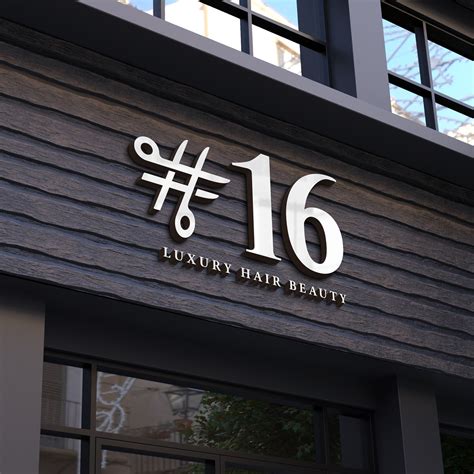 헤어 스튜디오 16 로고디자인 로고 디자인 포트폴리오 크몽
