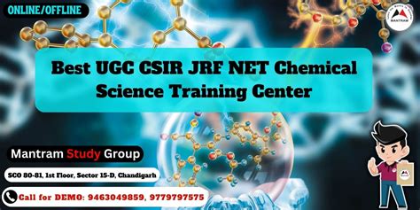 Best UGC CSIR JRF NET Chemical Science Training Center Mantram Study Group