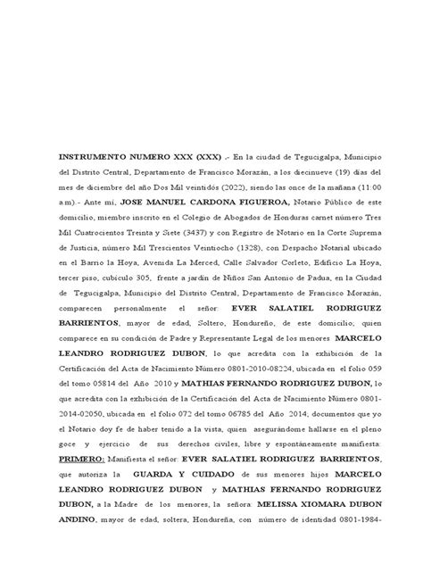 Guarda Y Cuidado Ever Salatiel Abog Johana 23 12 22 Pdf Ley