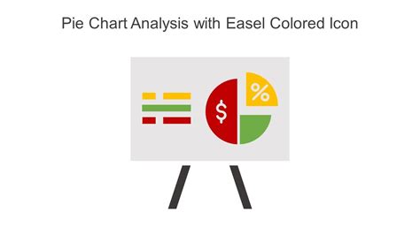 Pie Chart Analysis With Easel Colored Icon In Powerpoint Pptx Png And