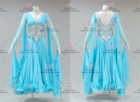 Blue Elegant Ballroom Smooth Dance Dresses Bd Sg4259