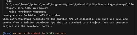 Python Issue With Authentication For Twitter Api V2 Endpoints Error 403 Forbidden Stack