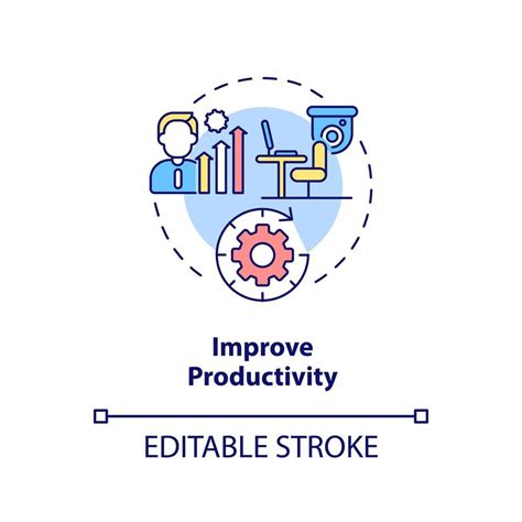 Improve Productivity Concept Icon 3234562 Vector Art At Vecteezy