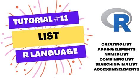 R Tutorial 11 Working With List In R With Examples Youtube