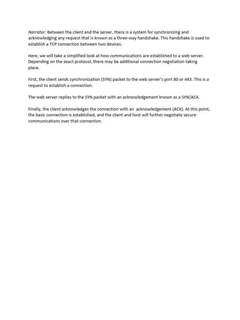 Syn Syn Ack Ack Handshake Pdf