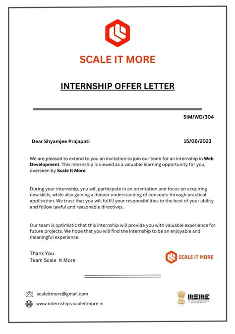 Internship Scaleitmore Shyamjee Prajapati