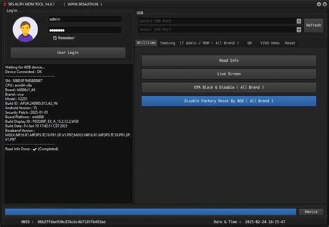 SRS AUTH TOOL V4 0 2 Android IT Admin Free Download