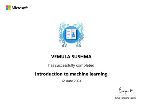 Microsoftazure Machinelearning Sushma Vemula
