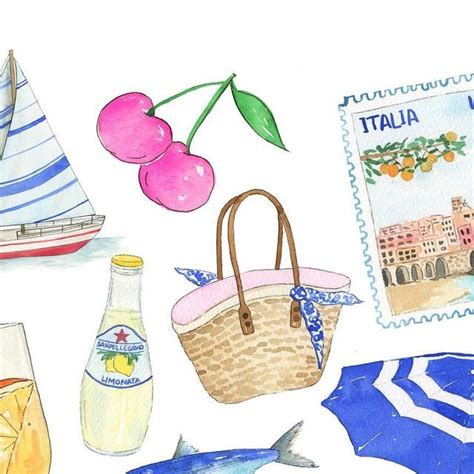 Kelsey Mcnatt Watercolor Artist On Instagram Dreaming Of An Amalfi