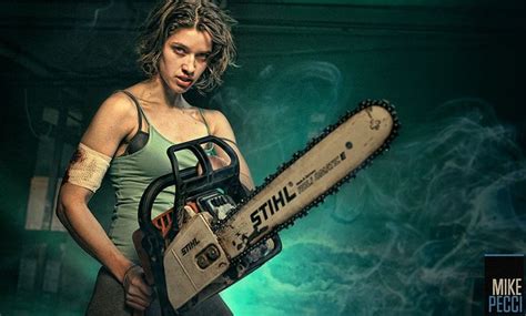 Pin By Robert Dunn On Stihl Babes Chainsaw Chain Saw Art Pose Reference