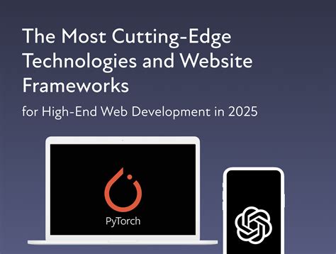 The Most Cutting Edge Technologies And Website Frameworks For High End Web Development In 2025