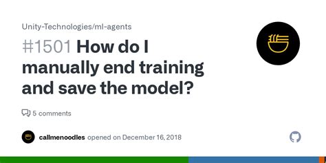 How Do I Manually End Training And Save The Model · Issue 1501