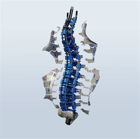 Robot Spine 3d Model Cgtrader