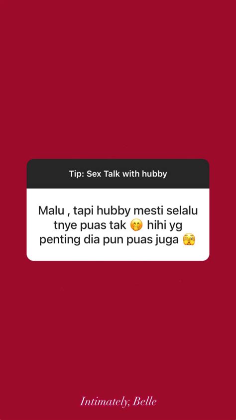 Tips Malu Sex Talk With Hubby Intmtly