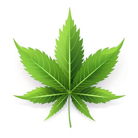 Premium Ai Image Cannabis Leaf Vector Art