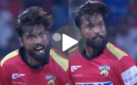 [watch] Mohammad Amir Shouts On Face Of Charles During Insane Angry Mode In Ilt20 Onecricket