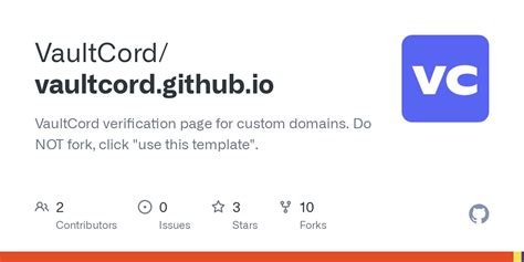 GitHub VaultCord Vaultcord Github Io VaultCord Verification Page For Custom Domains Do NOT