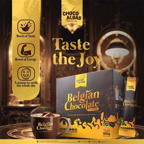 BELGIAN CHOCOLATE DRINK Chocoalbab Food Drinks Packaged Instant Food On Carousell