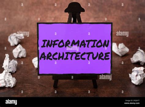 Text Showing Inspiration Information Architecture Word Written On Structural Design Shared