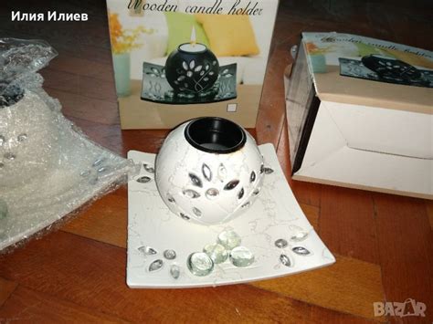 Дървени свещници за чаени свещи нови в Декорация за дома в гр Русе Id38353040 — Bazar Bg