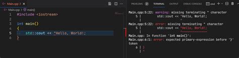 First Program Common Problems C Programming Language