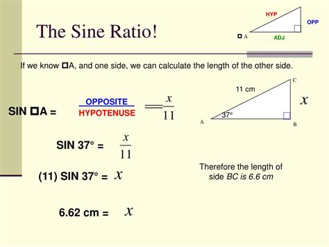 PPT 2 3 The Sine And Cosine Ratios PowerPoint Presentation Free Download ID 7082845